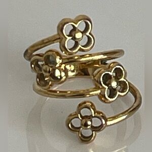 Louis Vuitton | Jewelry | Louis Vuitton Flower Full Ring | Poshmark